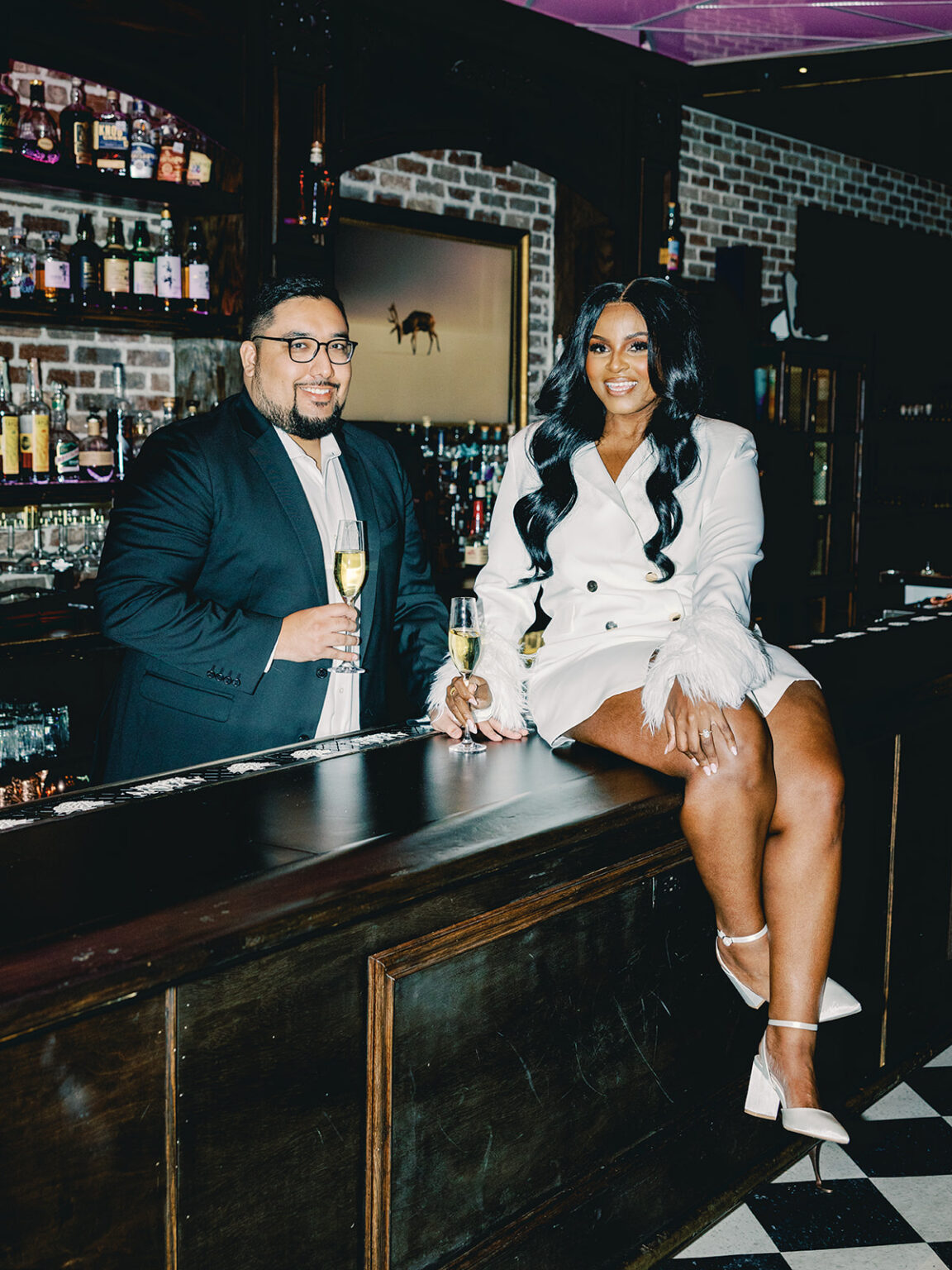 Capone Speakeasy Engagement Session | Dallas Wedding Photographer